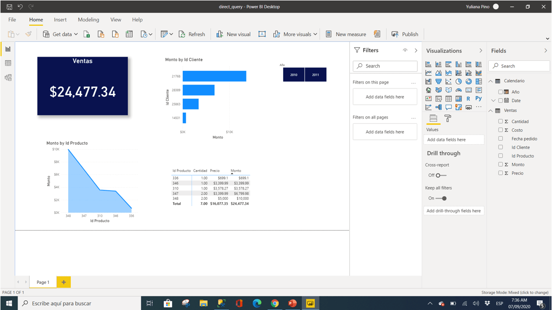 Uso de DirectQuery en Power Bi Desktop – Bottonline